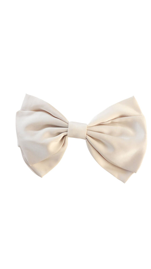 Complete Your Look with Our Elegant and Comfortable Ivory Bow – Mood & Mane